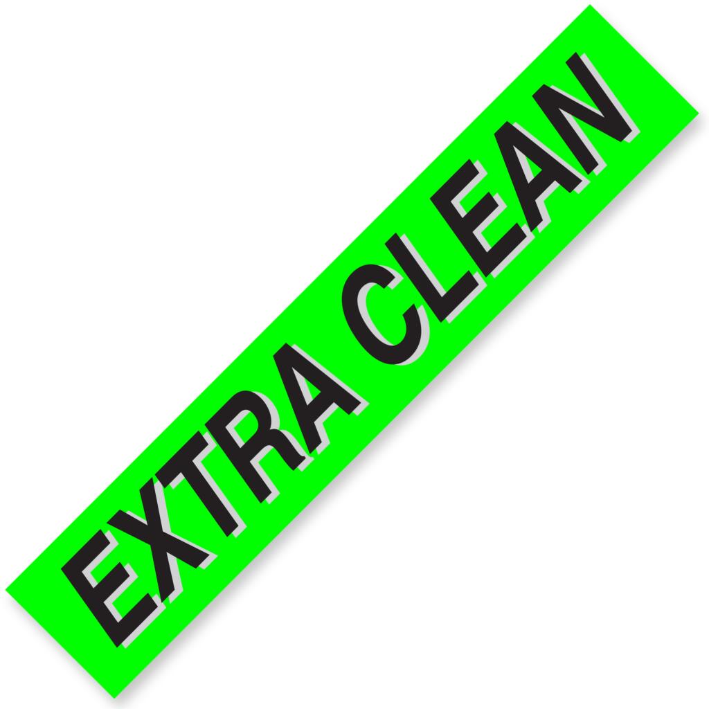 PW-221E7 - EXTRA CLEAN Windshield Slogans