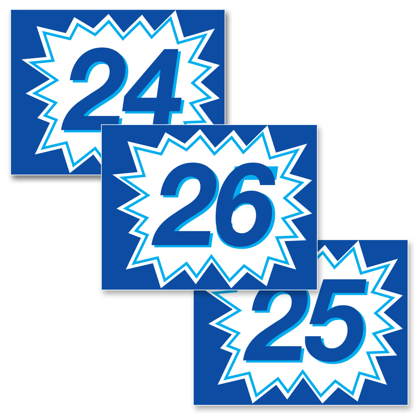 Model Year Explosion Windshield Stickers - Powersports Dealer Supply