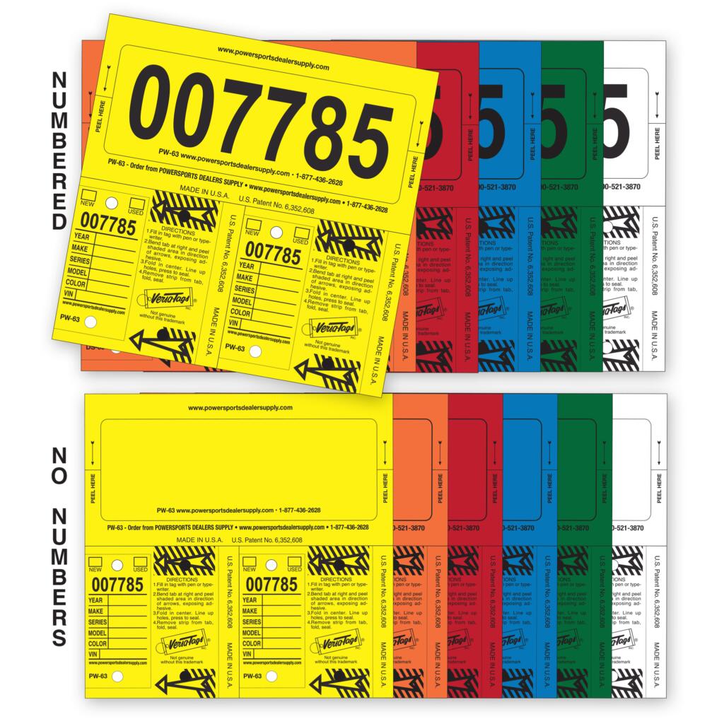 Combo Stock Stickers - Powersports Dealer Supply