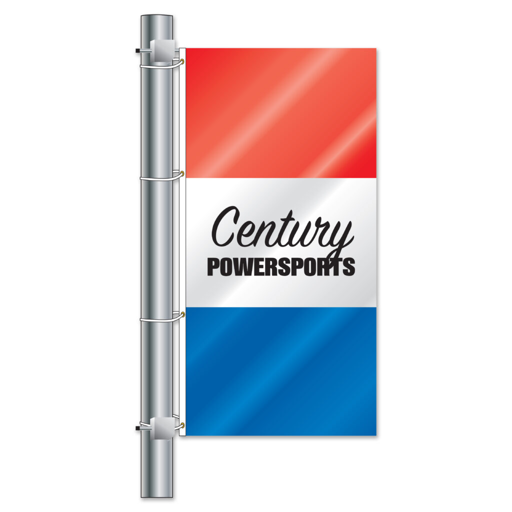 Custom Nylon Pole Flags - Powersports Dealer Supply