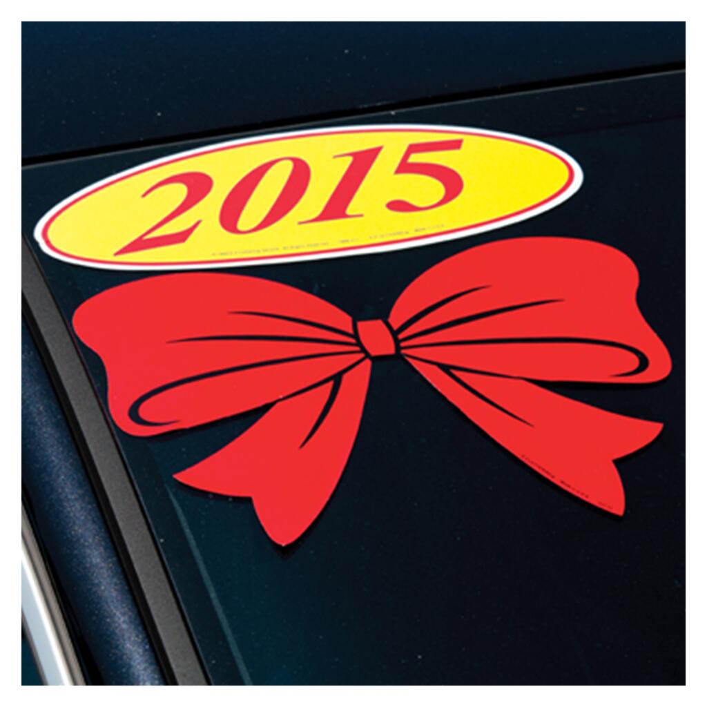 Small Bow Windshield Decals - Powersports Dealer Supply