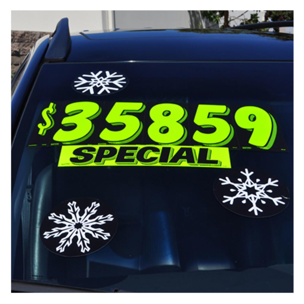 Snowflake Decals - Powersports Dealer Supply