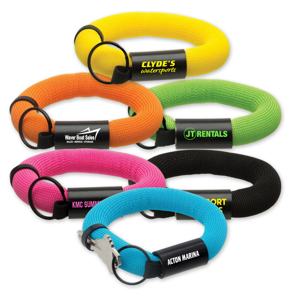 Floating Wristband Key Fobs - Powersports Dealer Supply