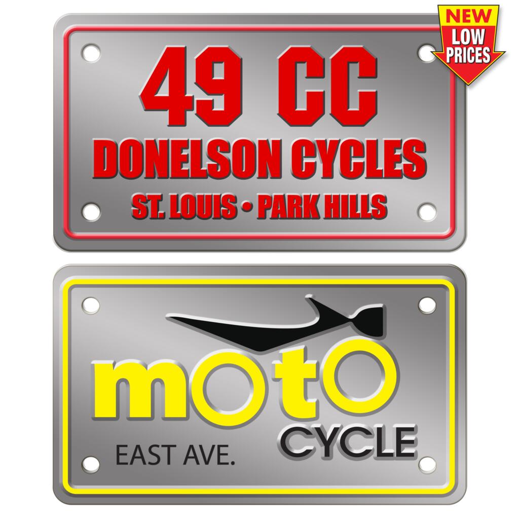 Motorcycle License Plates - Powersports Dealer Supply