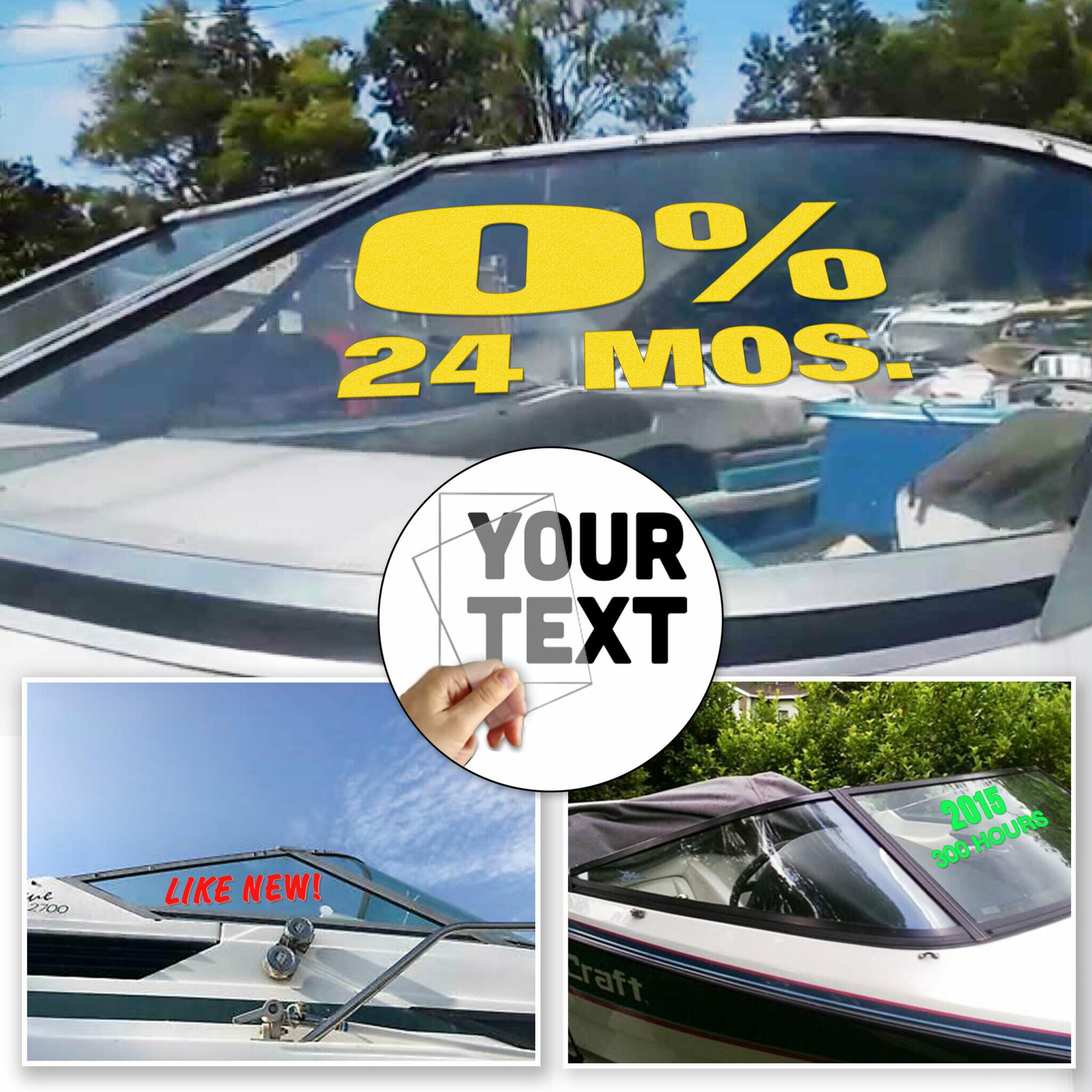 Windshield Slogans - Powersports Dealer Supply