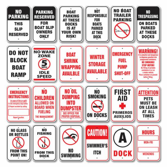 Poly Marine Signs - Powersports Dealer Supply