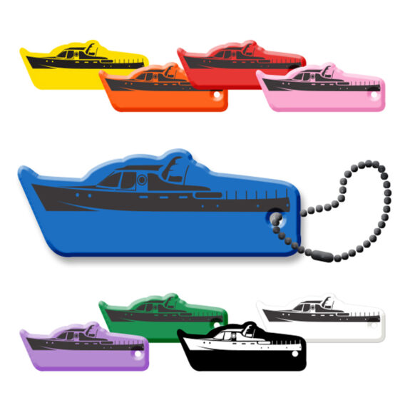 Boat Shaped Floating Key Fobs - Powersports Dealer Supply