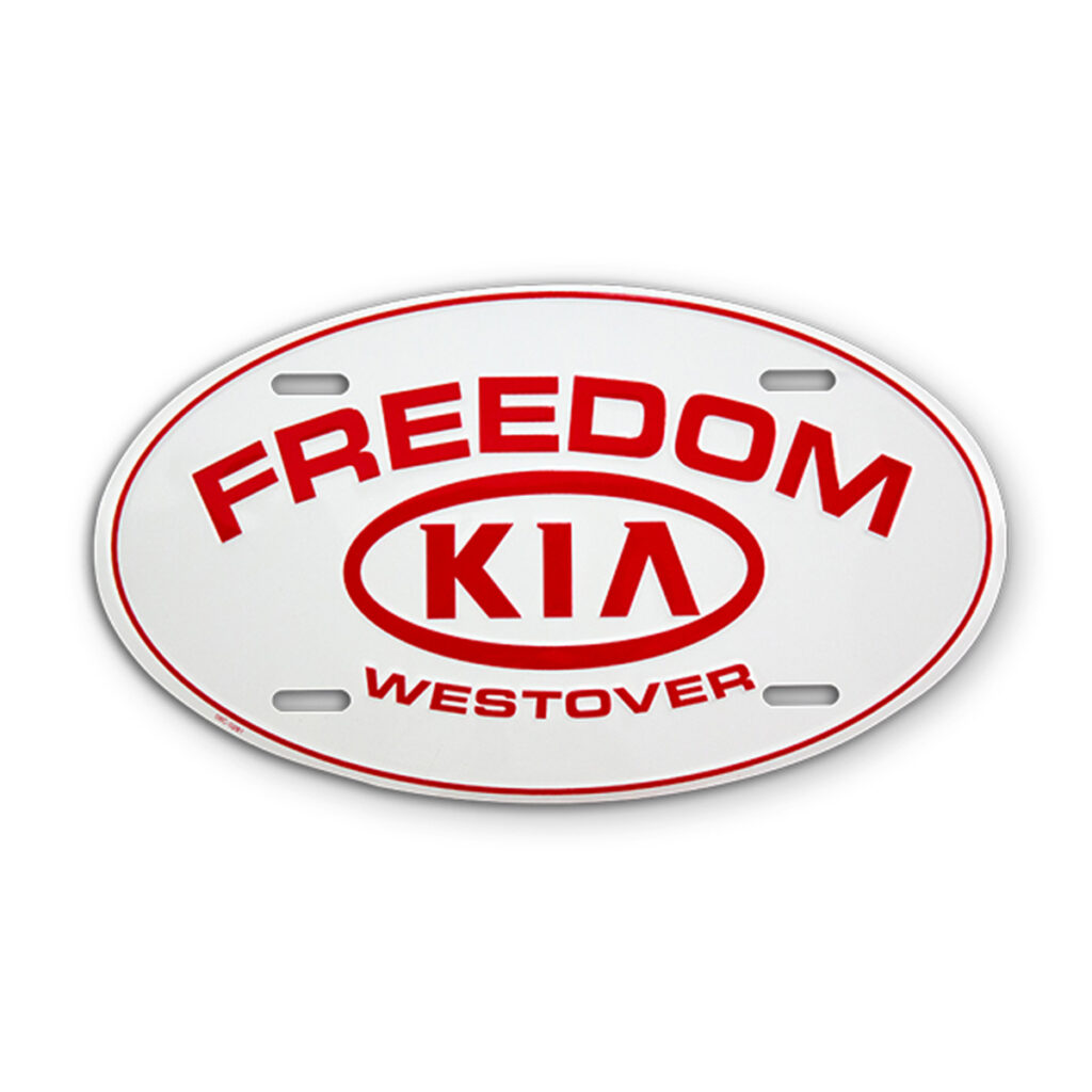 Oval License Plate Billboards - Powersports Dealer Supply