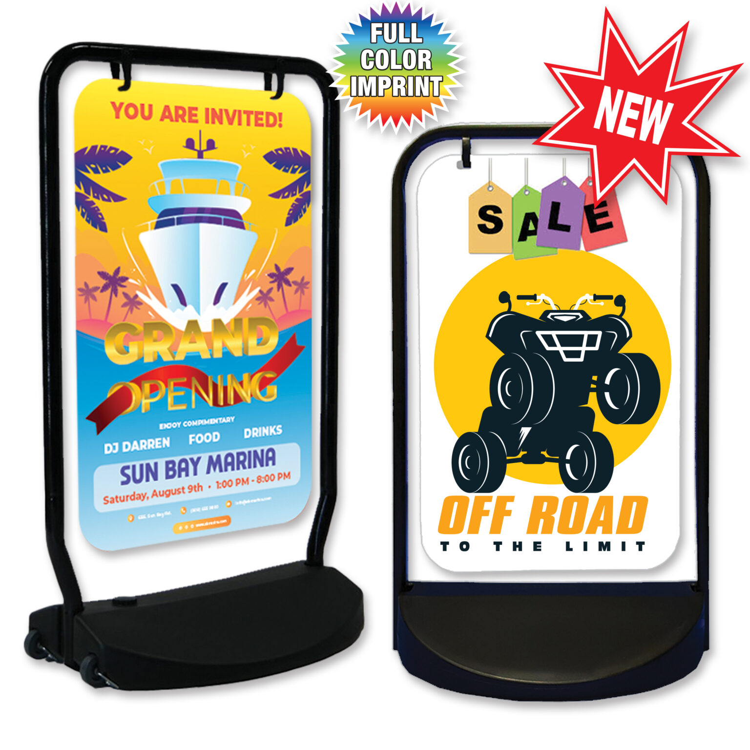 PW-593C Custom Swing Sign Frame Kits