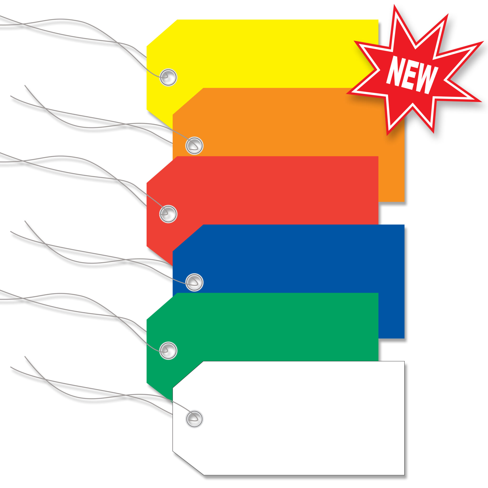 Color-Coded Waterproof Tags - Powersports Dealer Supply
